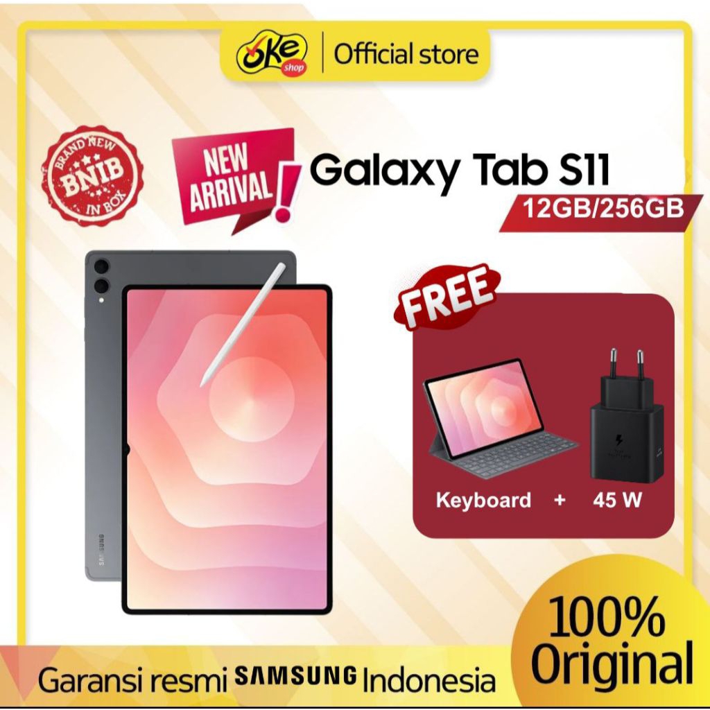 Jual Samsung Galaxy Tab S11 5G 12/256GB | AI Tablet | Tab Andorid ...