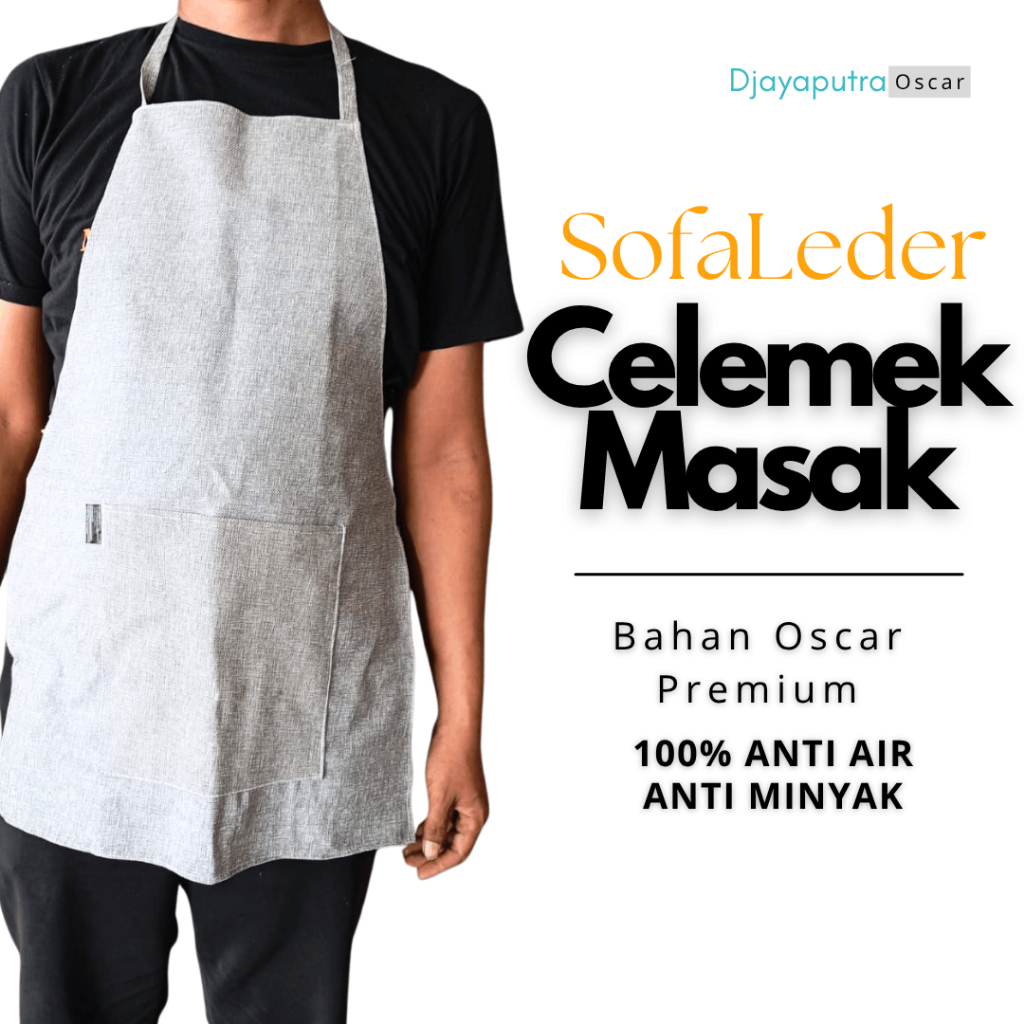 Jual Celemek Sofaleder Tebal 0.9mm • Anti Air & Kuat • Celemek Masak ...