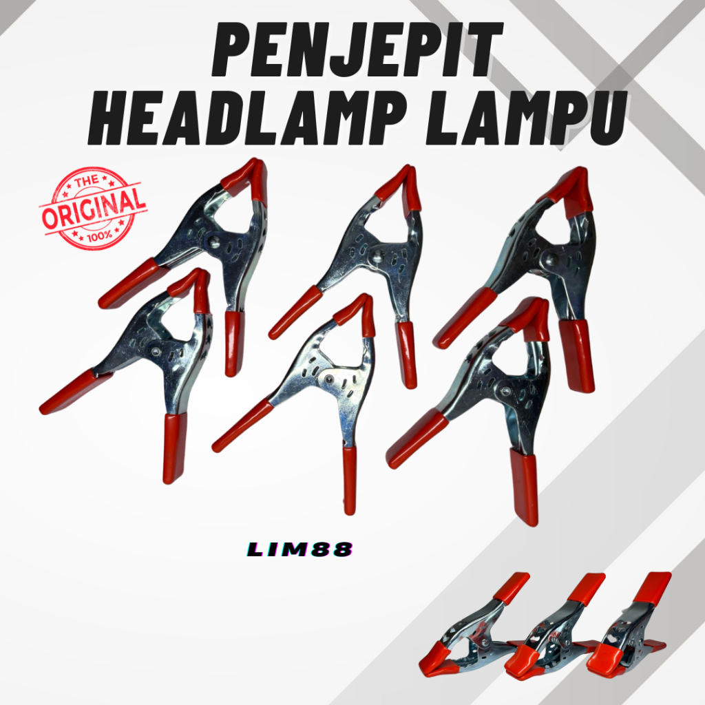 Jual Penjepit Headlamp Lampu CLAMP ALAT RETROFIT HEADLAMP Motor Mobil ...