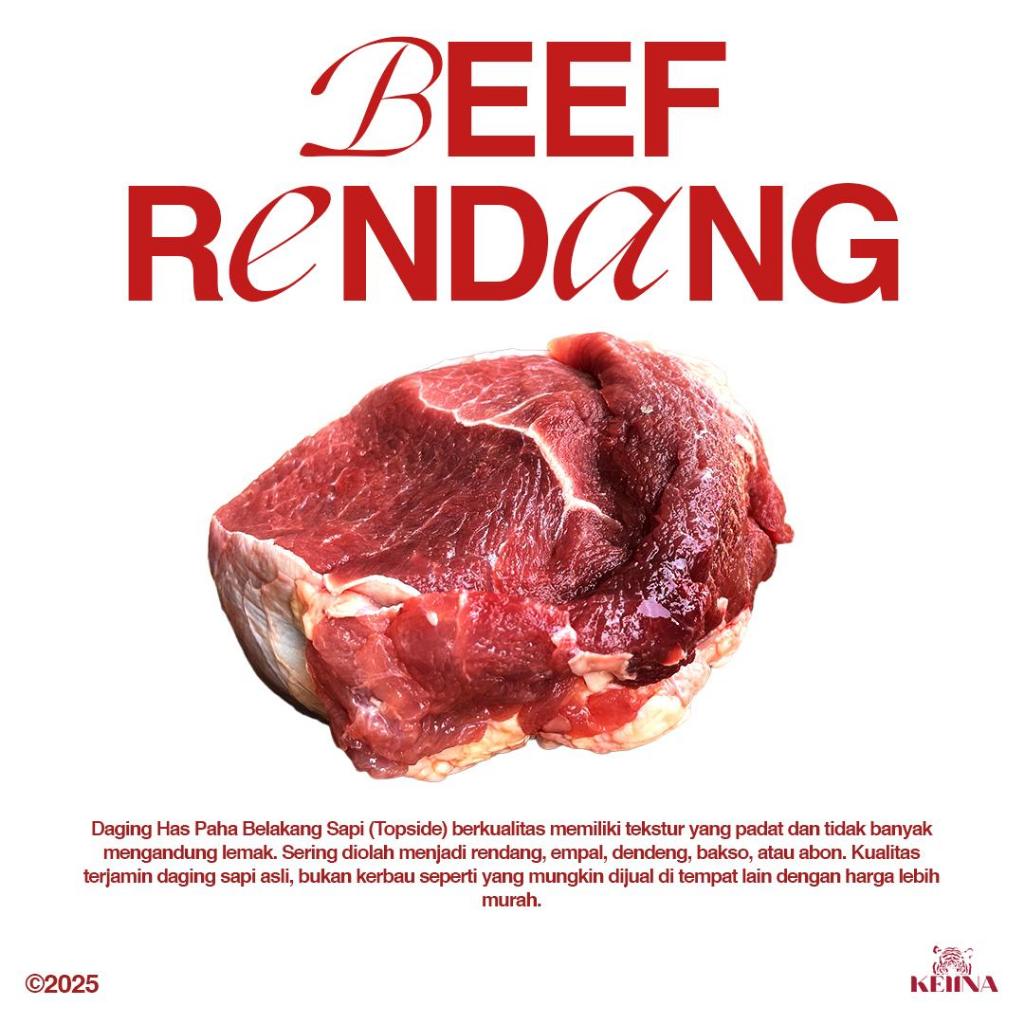 Jual Daging Sapi Potong Beef Rendang Topside Low Fat | Shopee Indonesia
