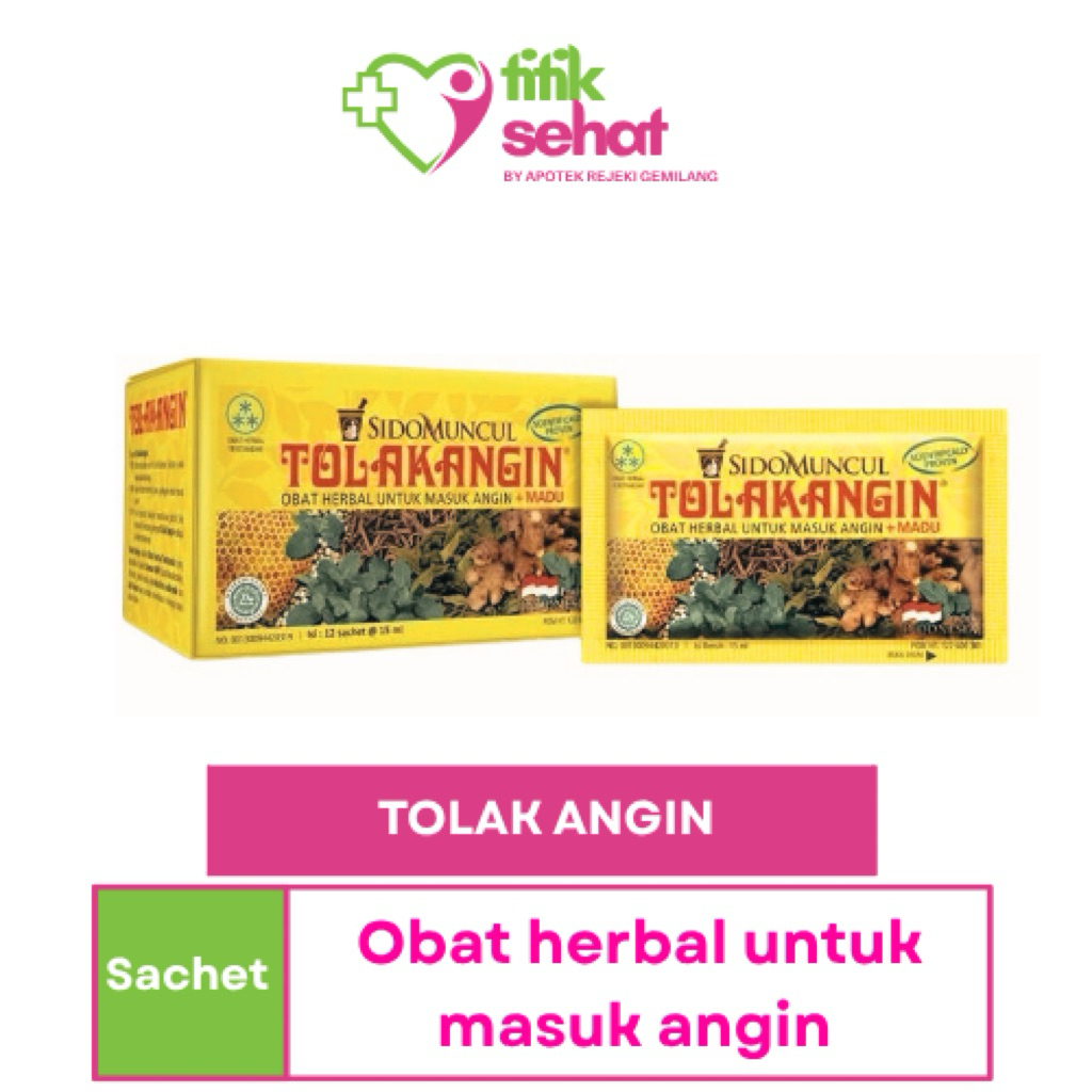 Jual Tolak Angin Cair + Madu untuk Masuk Angin 15 ml Sachet | Shopee ...