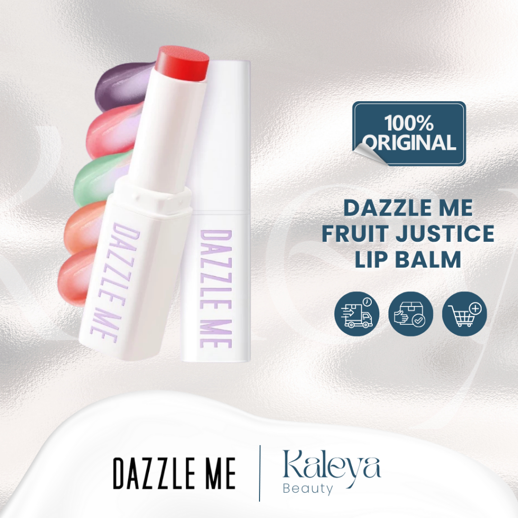 Jual DAZZLE ME Fruit Justice Lip Balm Moisturizing Vitamin E Baby Lips ...