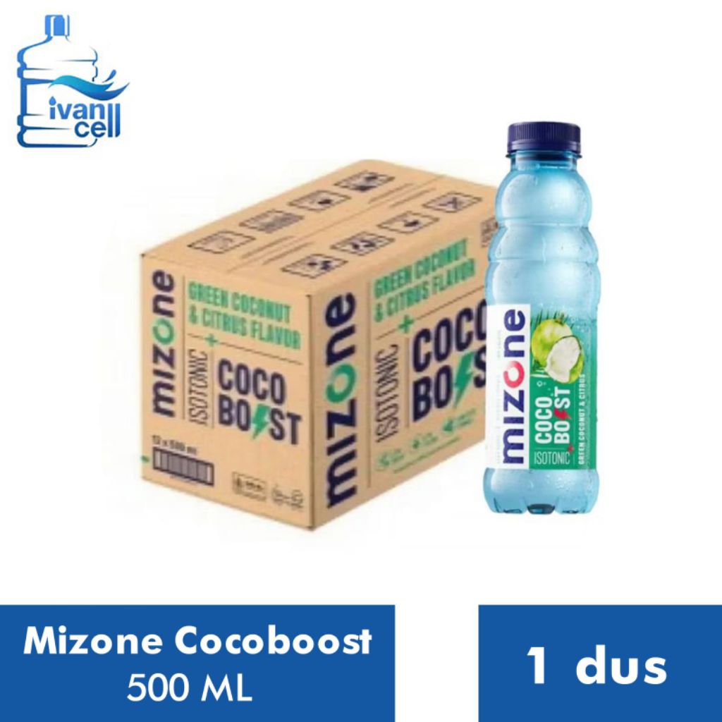 Jual [INSTANT] (1 DUS)Mizone Cocoboost 500 ML isi (12 BOTOL) - ORIGINAL ...