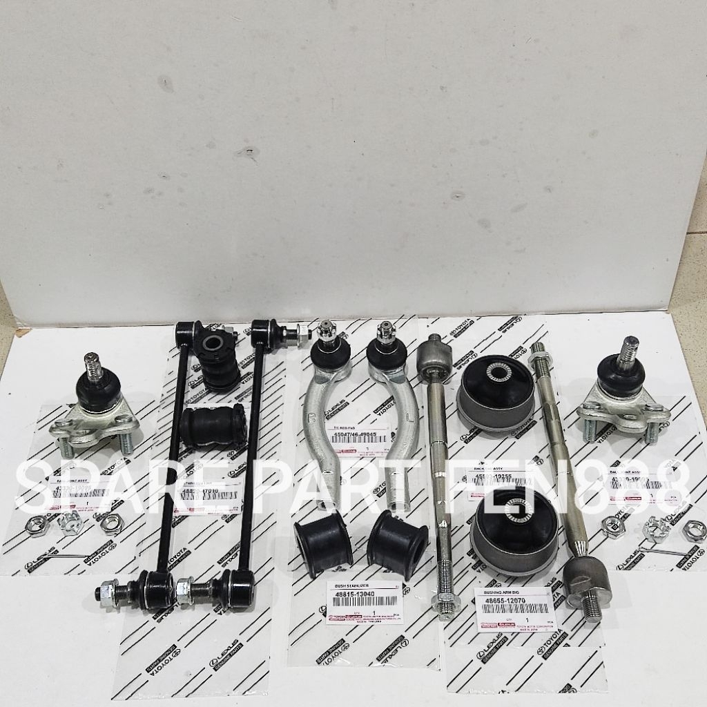 Jual Paketan Paket Kaki Kaki Lengkap Full Set Komplit Toyota New Altis ...
