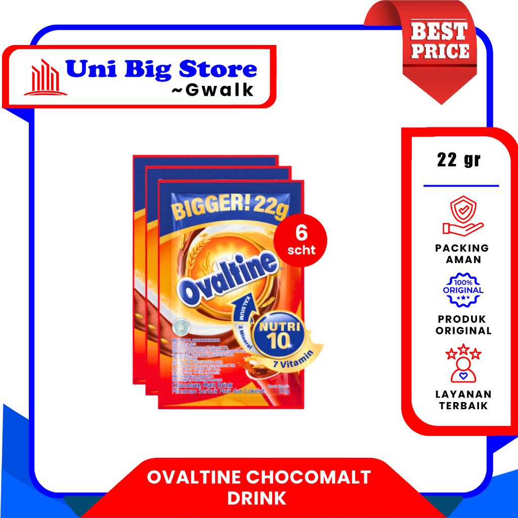 Jual OVALTINE BIGGER MINUMAN SUSU COKLAT MALT CHOCOLATE MALT CHOCOMALT ...