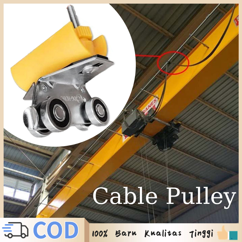 Jual 1set Troley Hanger Trolley Hanger Cable Trolley Kabel Trolley C ...