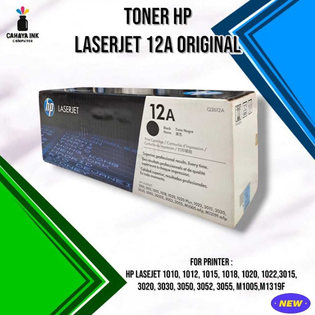 Jual Toner HP Laserjet 12A Original (Q2612A) PROMO | Shopee Indonesia