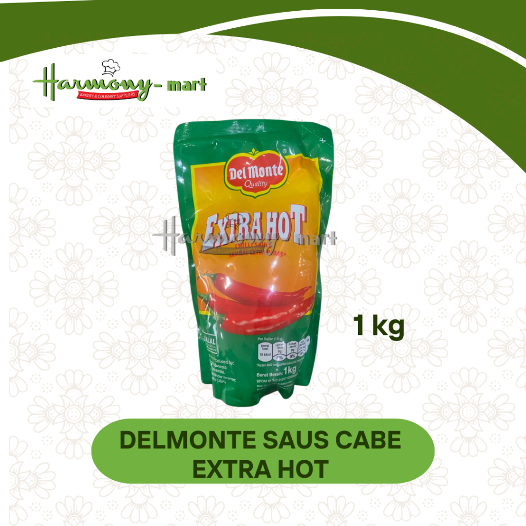 Jual DELMONTE Saus Cabe Extra Hot / Extra Hot Chili Sauce - 1kg ...