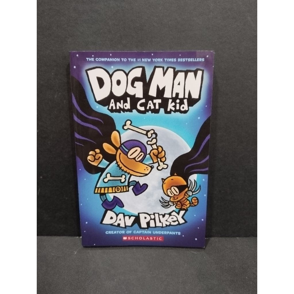 Jual Buku original DOG MAN AND CAT KID by Dav Pilkey | Shopee Indonesia