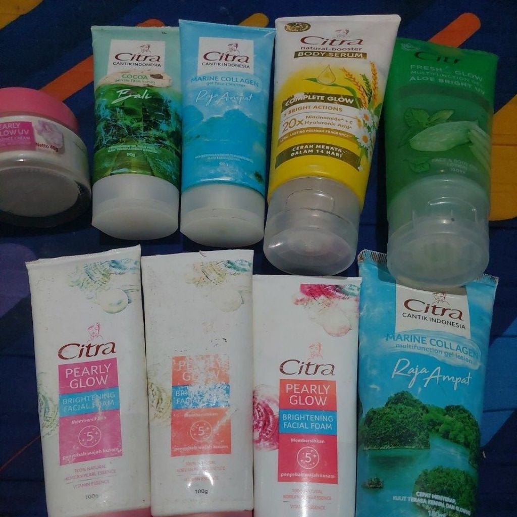 Jual Citra Hand & Body Lotion 180 mL / Face Gel Cleanser 100g | Shopee ...