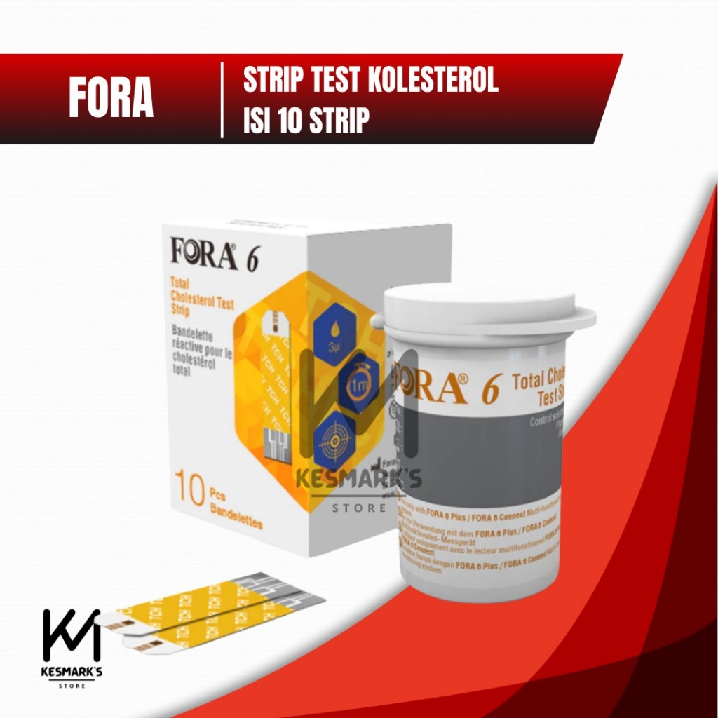 Jual FORA STRIP KOLESTROL CHOLESTROL KOLESTEROL FORA 6 PLUS 6 FUNGSI 6 ...