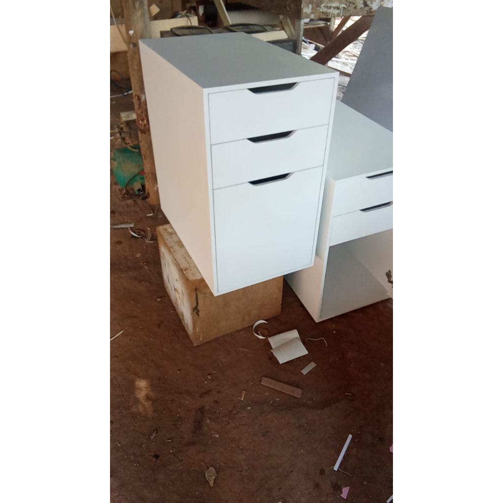 Jual Drawer kabinet minimalis modern model pintu atas 2 laci lemari ...
