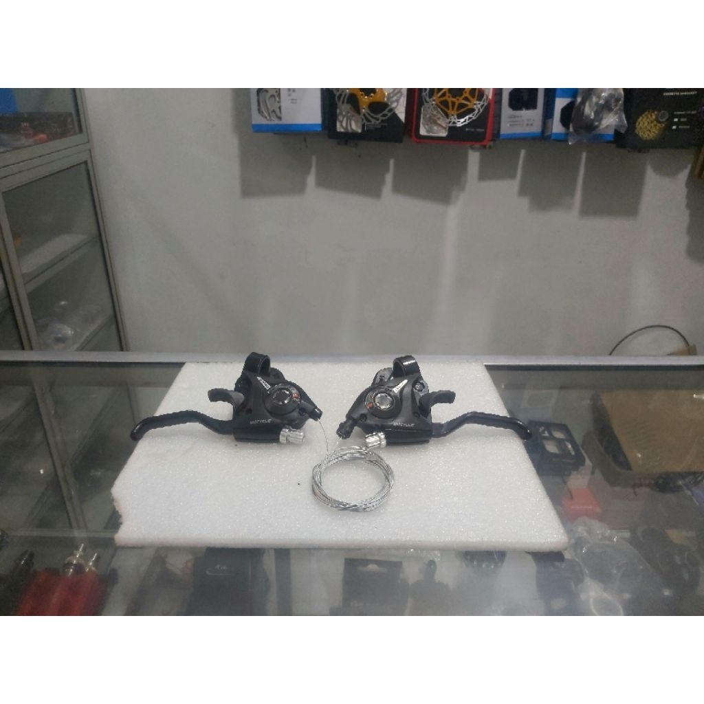 Jual SHIFTER 3 X 7 SPEED PLUS HANDLE REM UNICYCLE SEPEDA MTB | Shopee ...