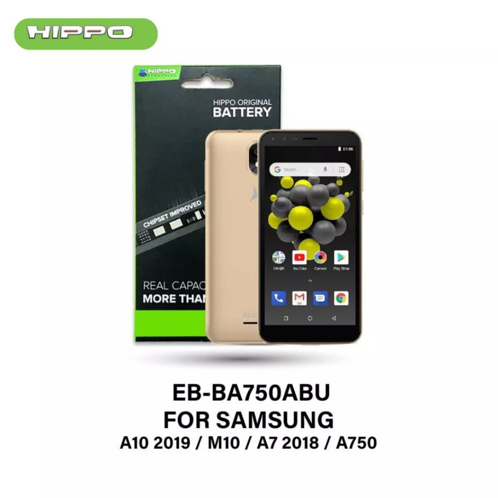 Jual Hippo Baterai Samsung EB-BA750ABU | A10 2019 / M10 / A7 2018 ...