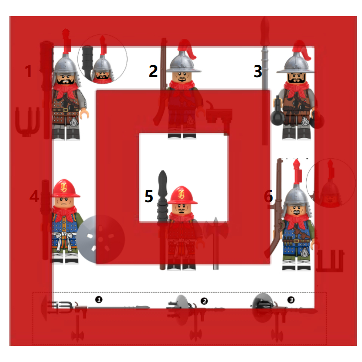 Jual Three Kingdom Ming Dynasty Soldier Tentara samkok Prajurit China ...
