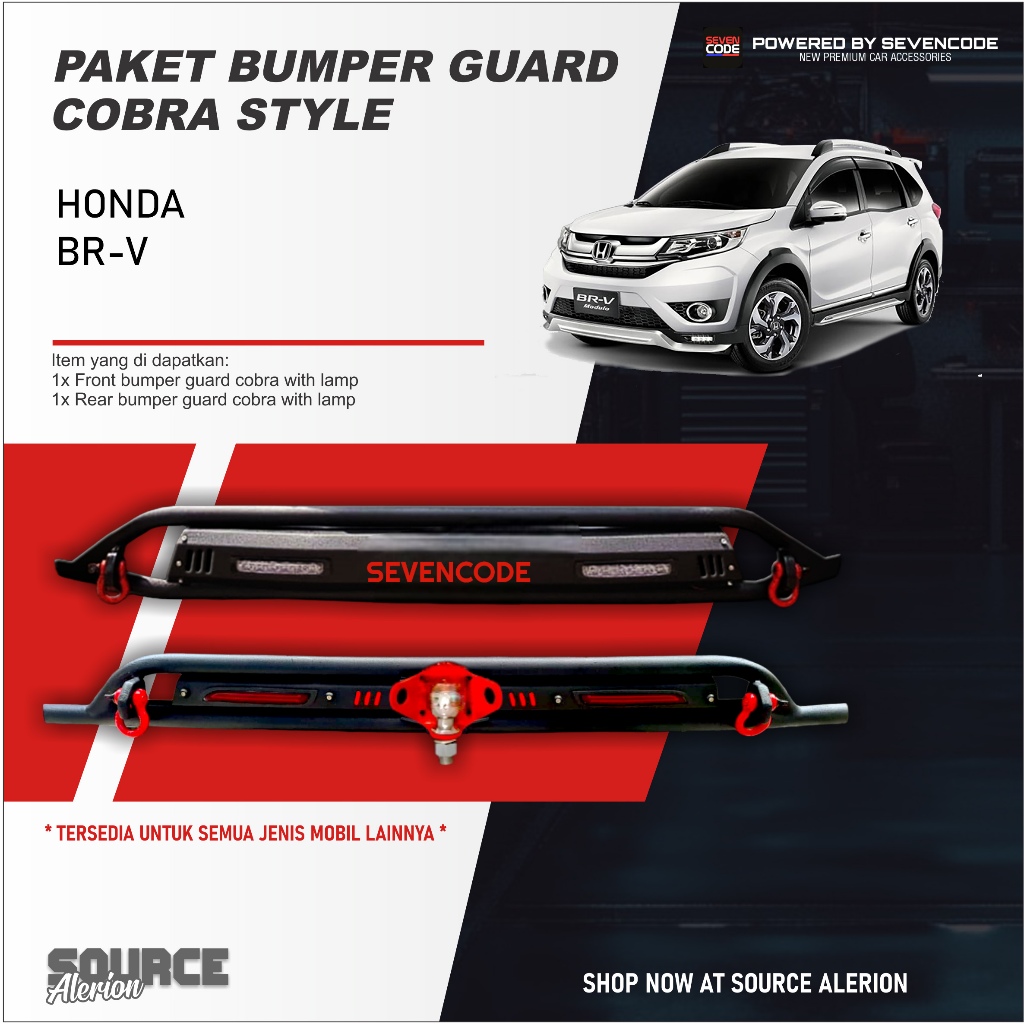Jual PAKET BUMPER GUARD COBRA FRONT BUMPER AND REAR BUMPER SEVENCODE ...