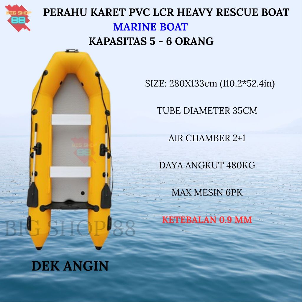 Jual PERAHU KARET LCR RESCUE SAR BANJIR BASARNAS EVAKUASI BENCANA ...