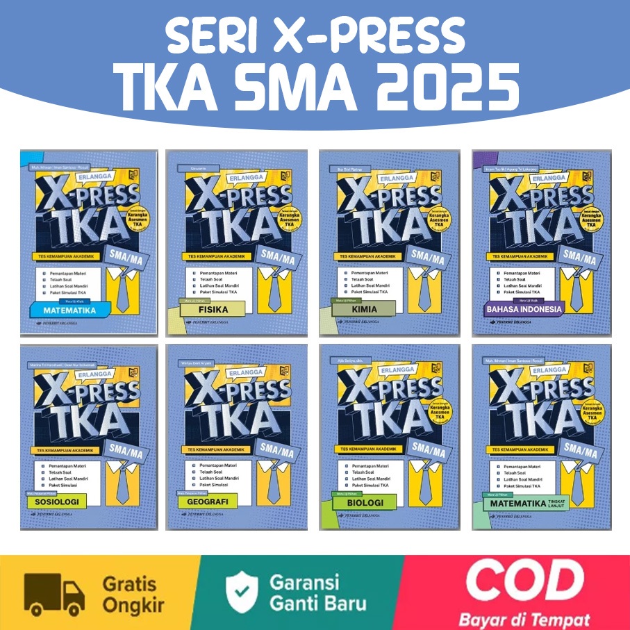 Jual Buku TKA Express Erlangga SMA 2025 - Buku TKA SMA 2025 | Shopee ...