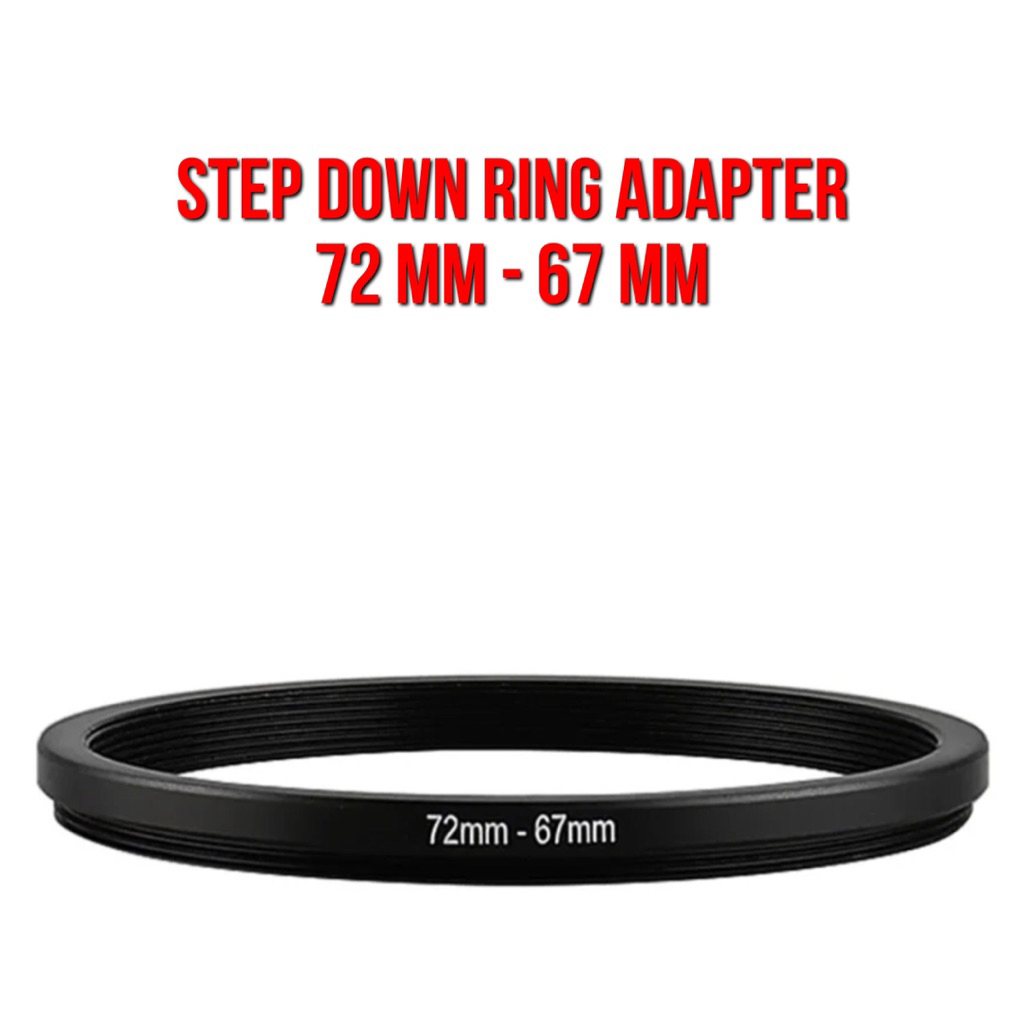 Jual BAMI Step Down StepDown 72 mm - 67 mm Filter Ring Adapter Stepping ...