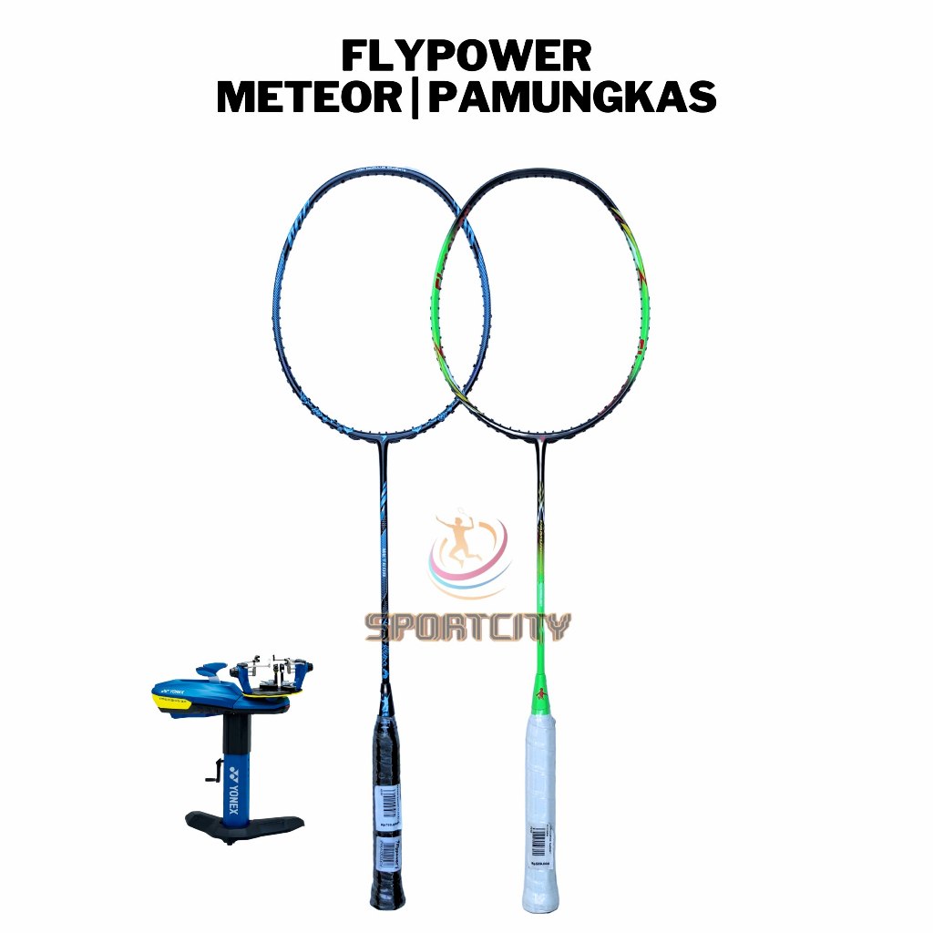 Jual Raket Badminton FLYPOWER METEOR PAMUNGKAS Original | Shopee Indonesia
