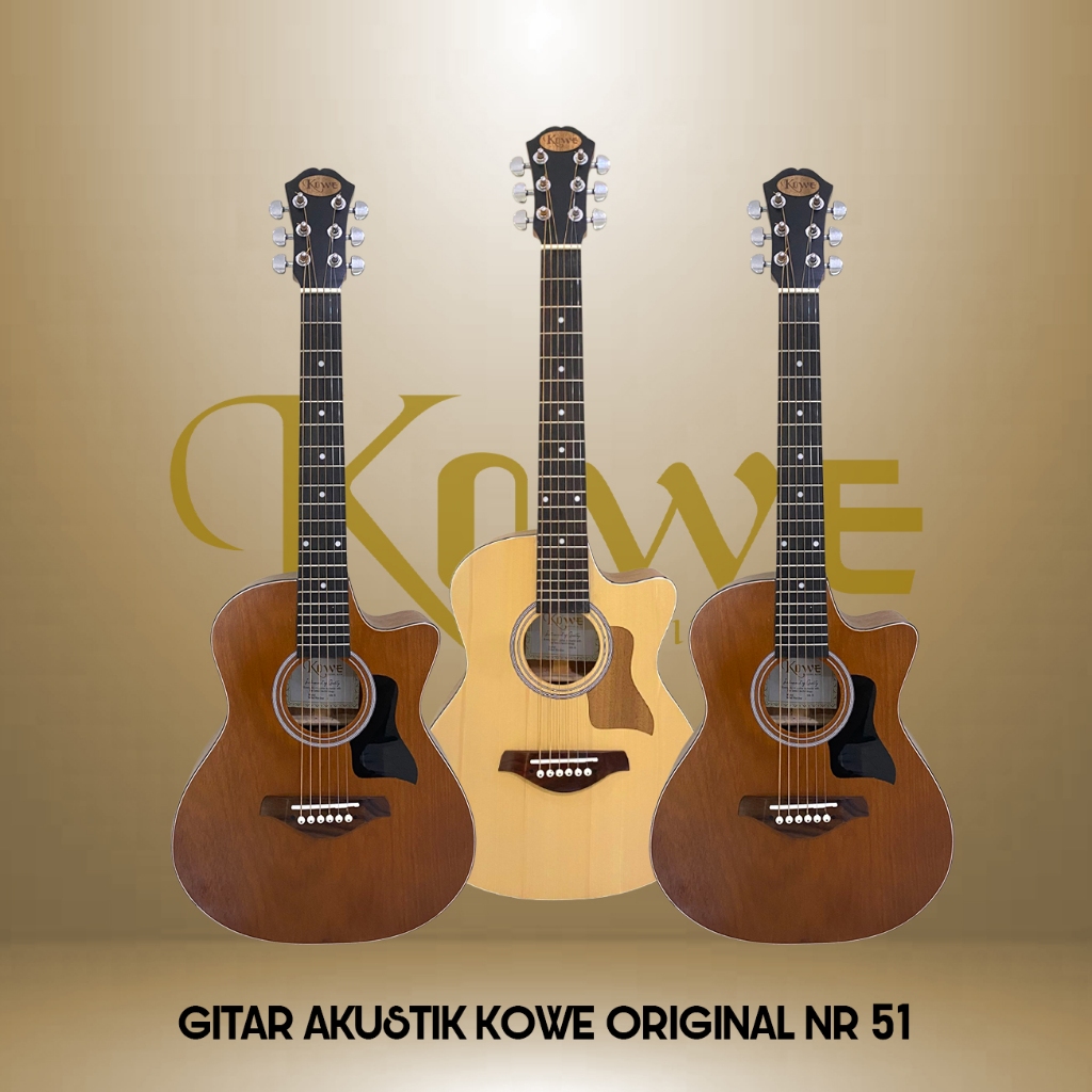 Jual Gitar Merk Kowe Akustik Original Ukuran 3/4 String | Shopee Indonesia