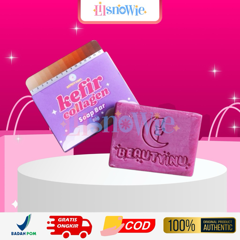 Jual BEAUTYINU Sabun Kefir Collagen Sabun Pemutih Badan 60gr Kefir ...