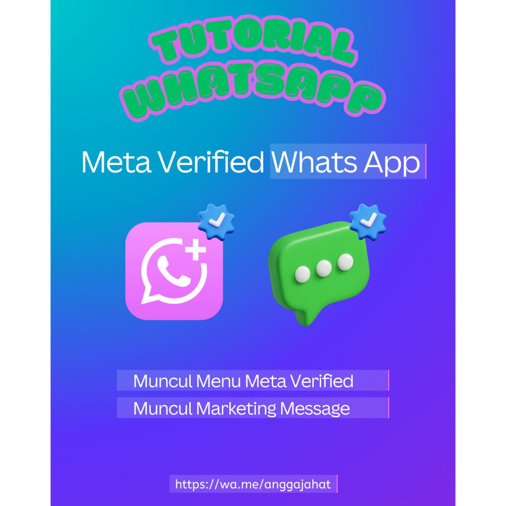 Jual Tutorials WhatsApp Menu Meta Verified & Pesan Marketing | Shopee ...
