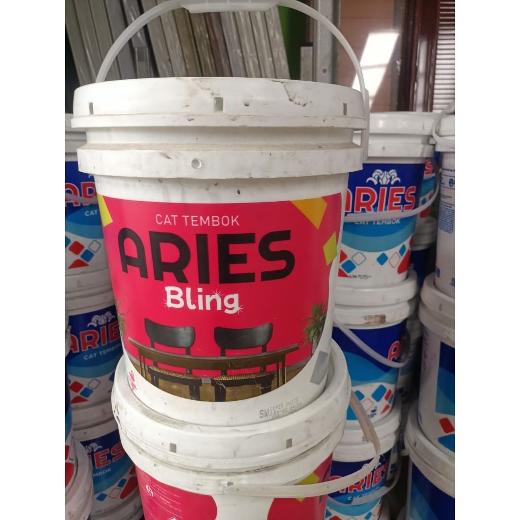 Jual Cat Aries Bling 18 Kg / Cat tembok / Cat Dinding / Cat Plafond ...