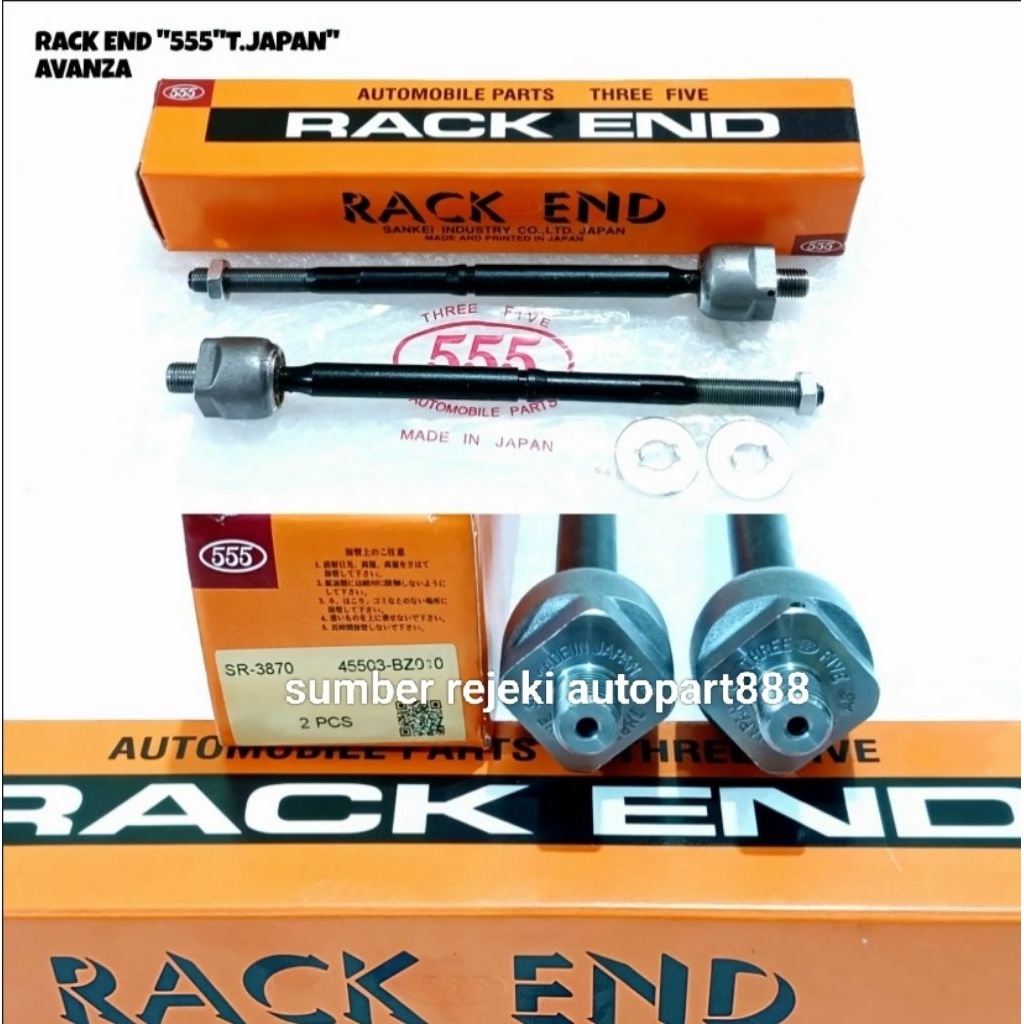Jual Long tie rod rack end Toyota Avanza Xenia 2004-2011 hrga 1sett 555 ...