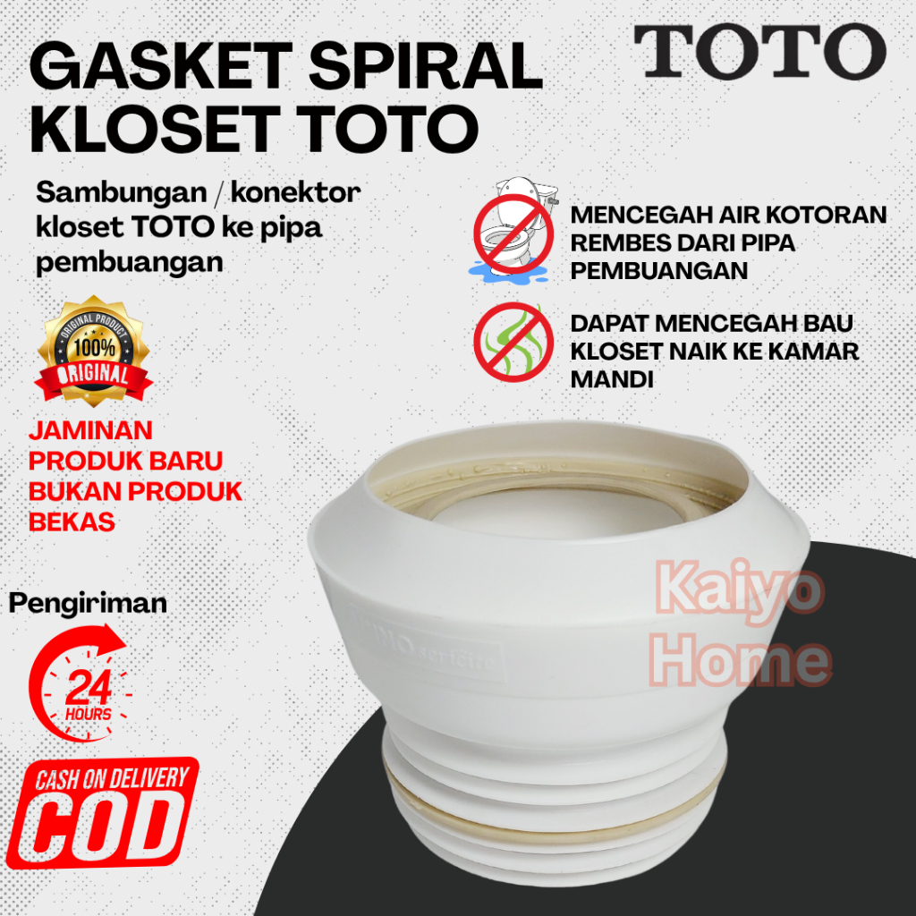 Jual Gasket Spiral TOTO untuk tipe CW660 CW421 CW867 CW436 CW826 CW860 ...