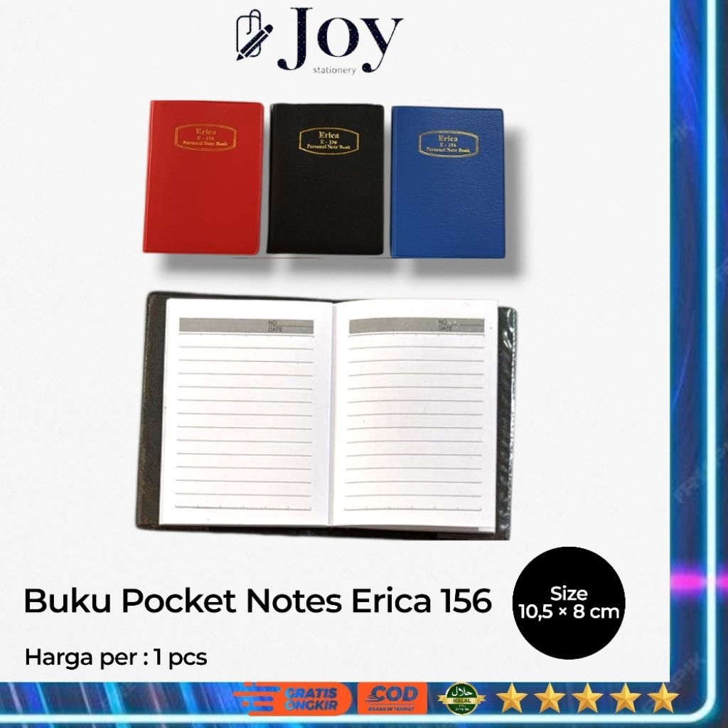 Jual Buku Notes / Pocket Agenda Erica 156 (1 Pcs) | Shopee Indonesia