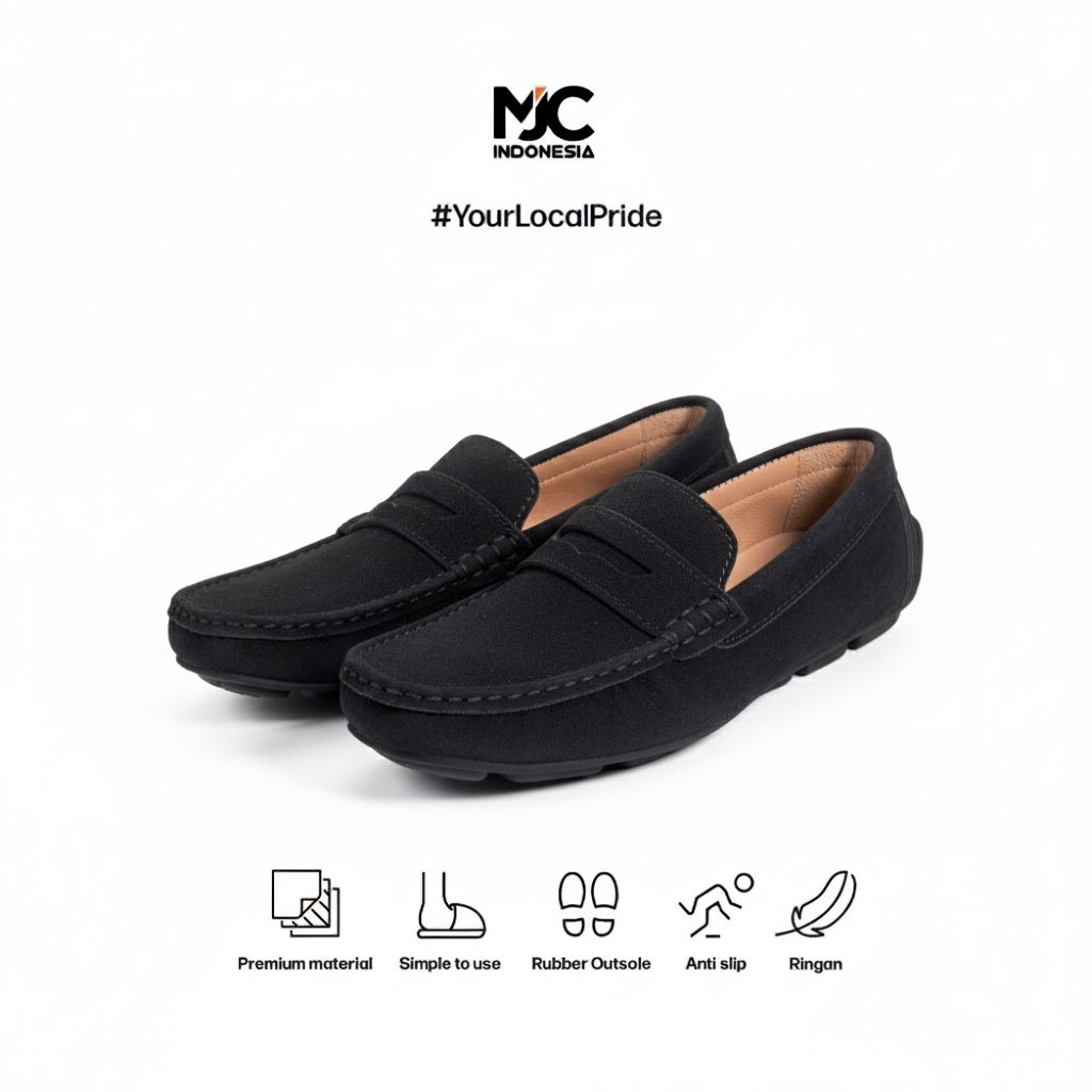 Jual MJC Indonesia Sepatu Pria Sepatu Slip On Loafers Original Sepatu ...