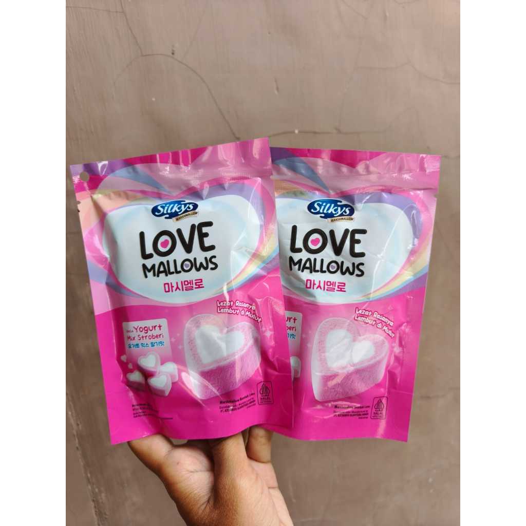 Jual (5 PCS) SILKY'S SILKYS MALLOWS LOVE MARSHMALLOW | Shopee Indonesia