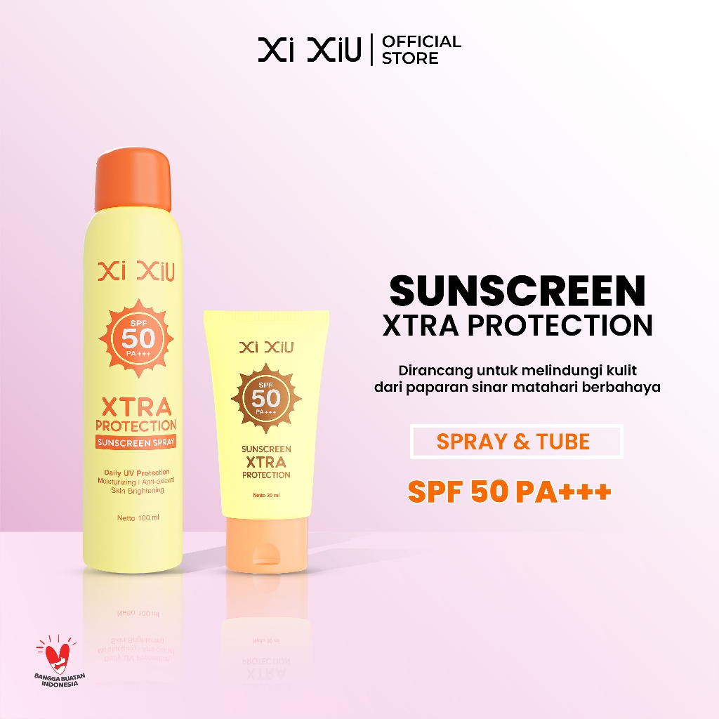Jual [BUNDLE] [B1G1] Xi XiU Sunscreen XTRA PROTECTION | SPF 50 PA ...