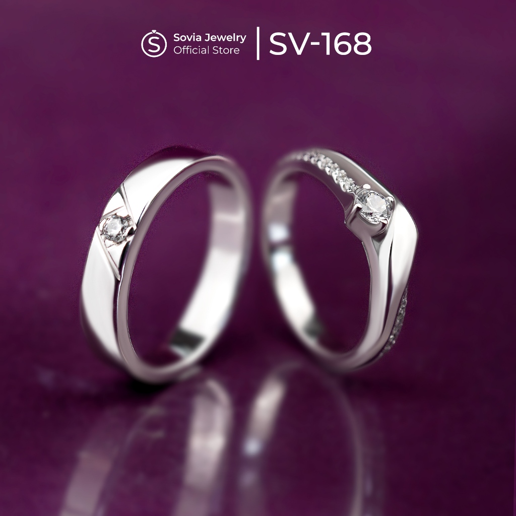 Jual Sovia Jewelry - Cincin Kawin Couple Lamaran Tunangan Platinum 5% ...