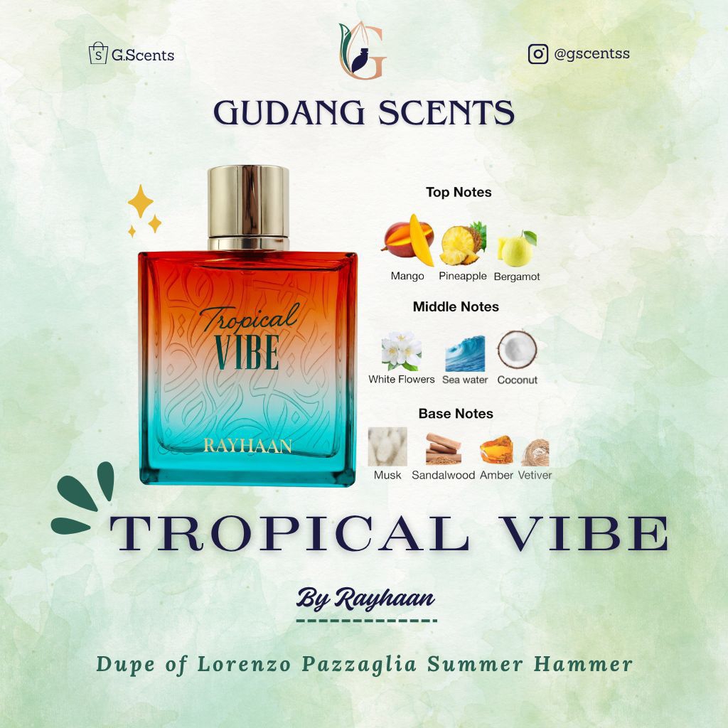 Jual Rayhaan Tropical Vibe 100 ml Parfum | Shopee Indonesia