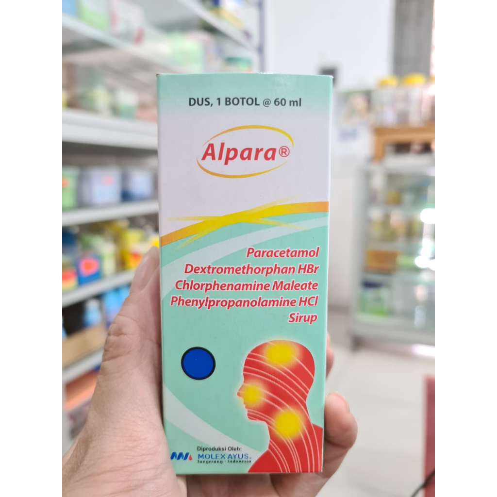 Jual ALPARA SIRUP DEMAM FLU BATUK PILEK HIDUNG TERSUMBAT BERSIN-BERSIN ...