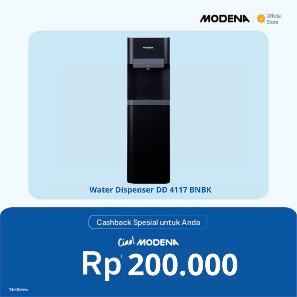 Jual MODENA DD 4117 BNBK Dispenser Air Galon Bawah digital | Shopee ...