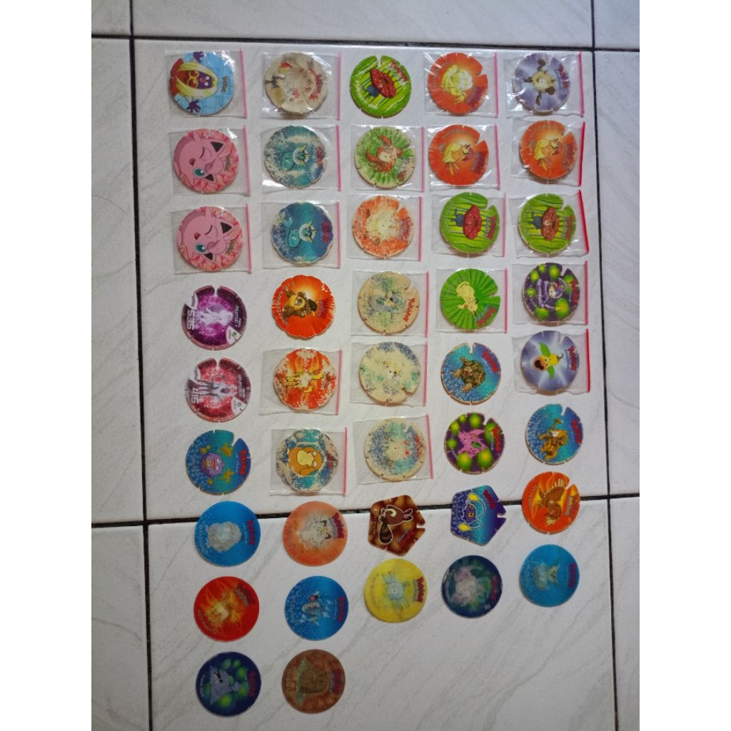 Jual Tazos Pokemon Spin 3D Smash Campur 42 Pcs | Shopee Indonesia