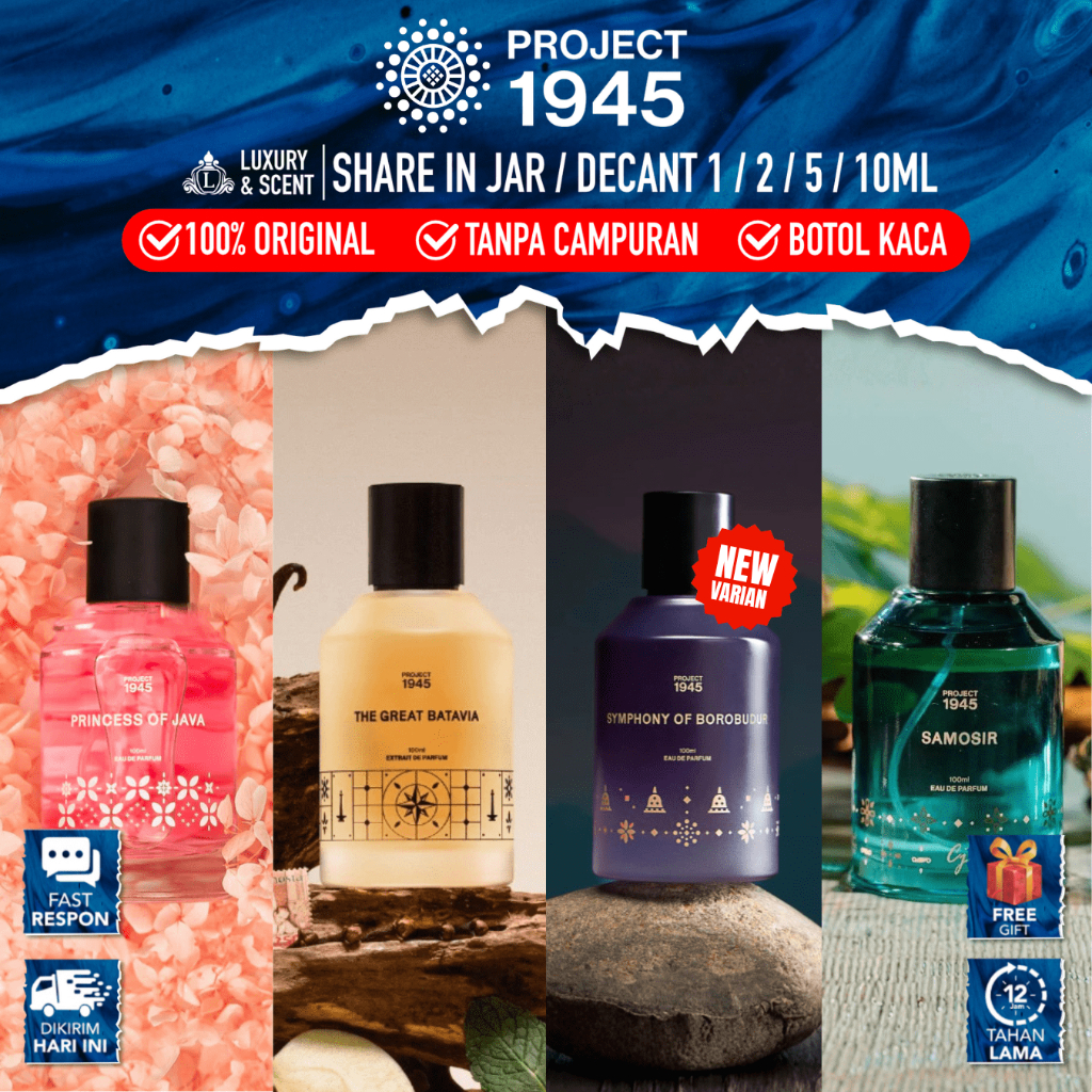 Jual PROJECT 1945 PARFUM DECANT (SHARE IN JAR) Travel Size 2/5/10ML ...
