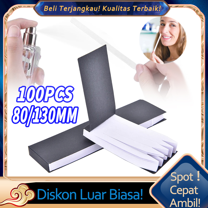 Jual 100Pcs Kertas Tes Parfum Aroma Perfume Test Strips Fragrance ...