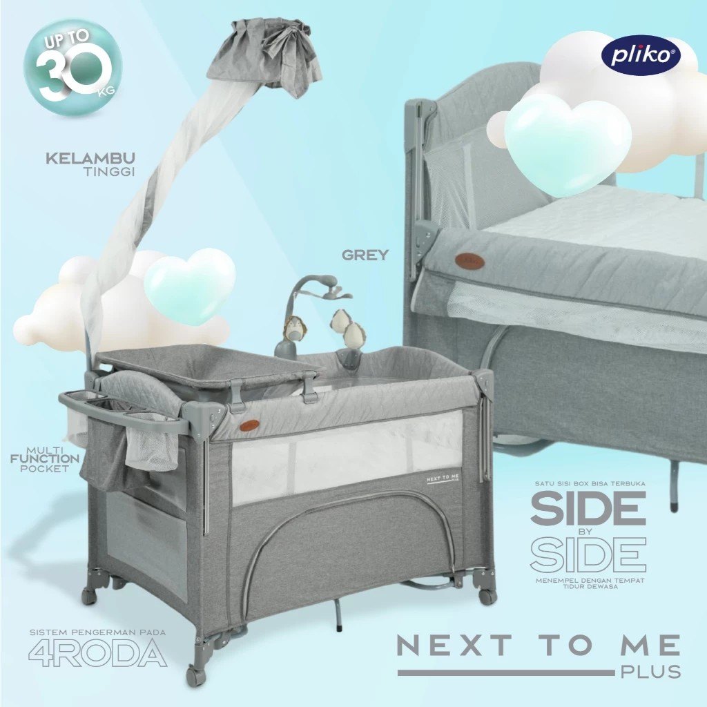 Jual PLIKO BABY BOX B 868 SLR NEXT TO ME PLUS AUTOFOLDING BABY BOX ...
