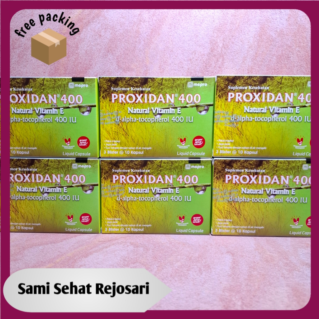 Jual 6 Box PROXIDAN 400 UI 30 KAPSUL | Shopee Indonesia