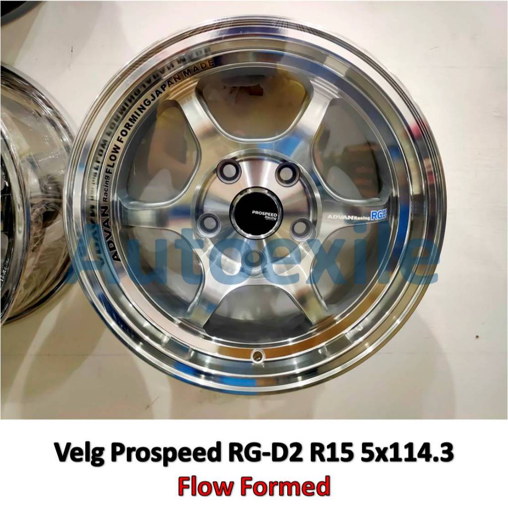 Jual Velg Mobil Prospeed Ring 15 inch 15x6.5 PCD 5x114.3 ET+38 Silver ...