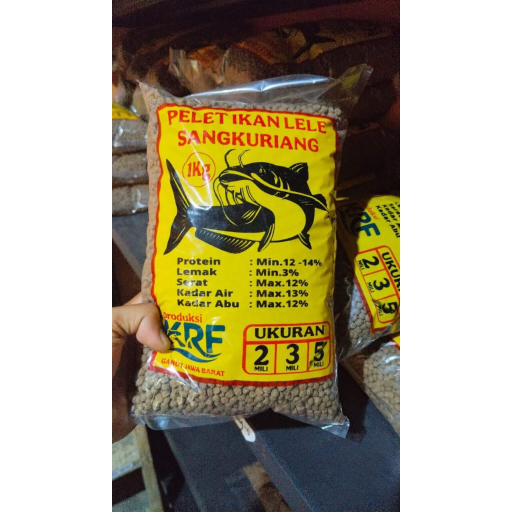 Jual PAKAN PELET BUDIDAYA IKAN LELE SANGKURIANG KEMASAN 1KG | Shopee ...