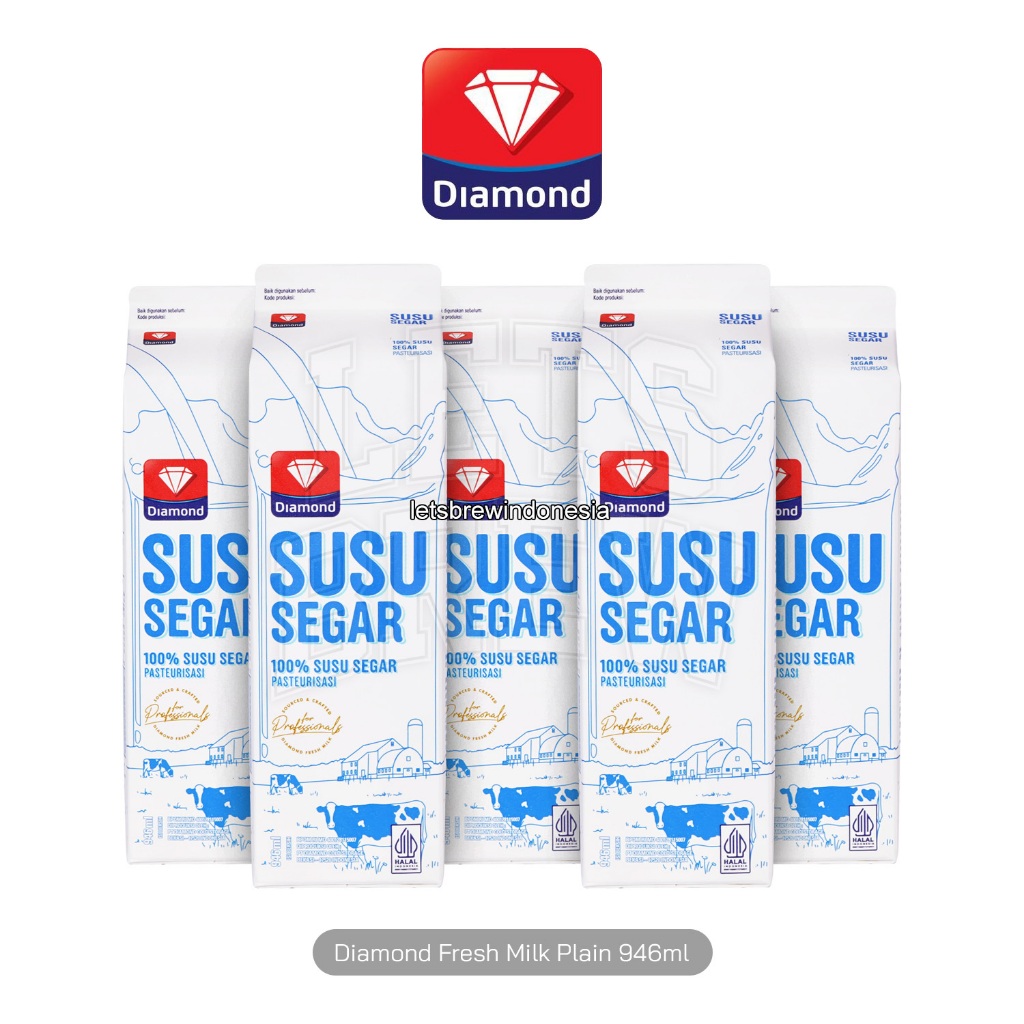 Jual Freshmilk Diamond 946ml Satuan / Fresh Milk Diamond 1L Satuan ...