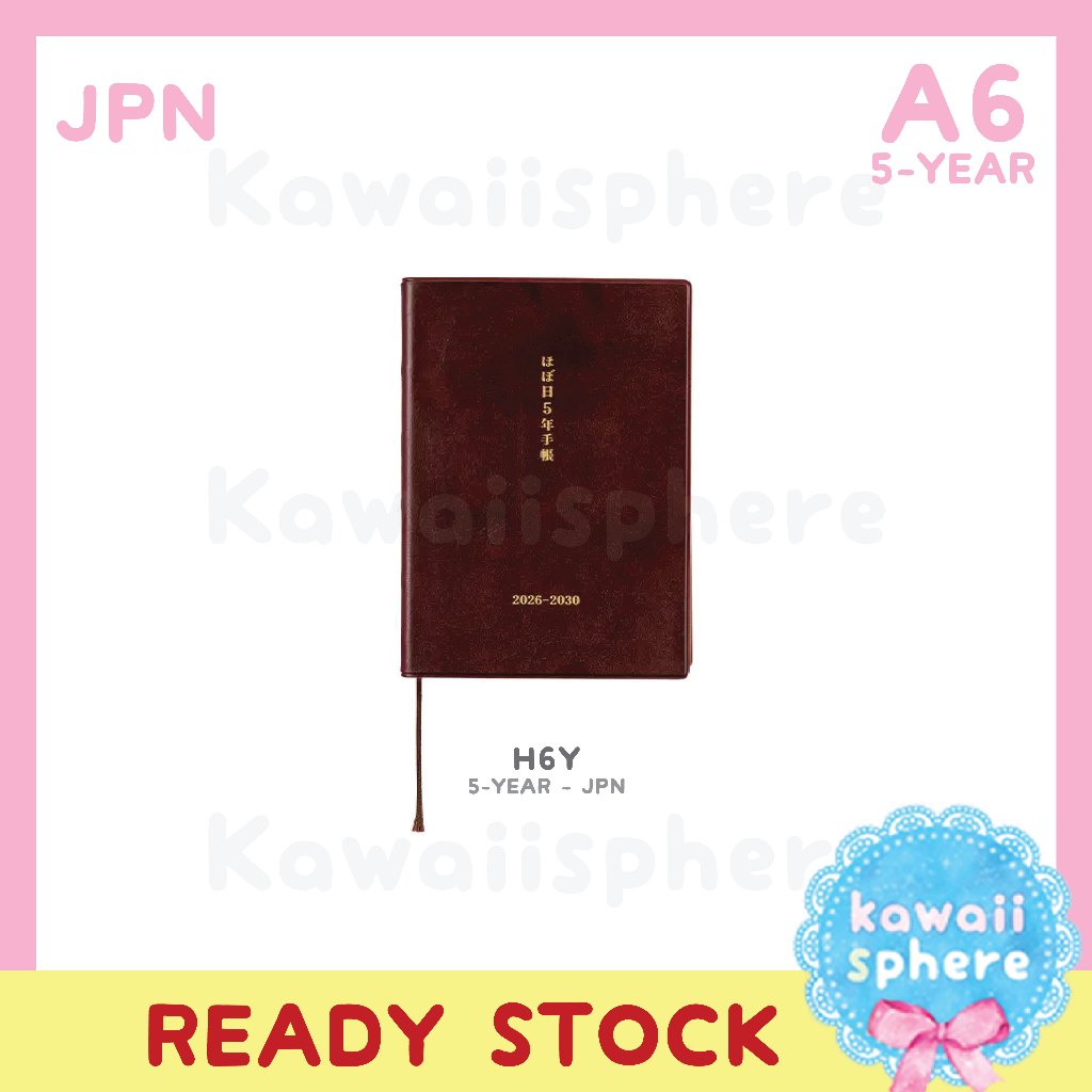 Jual Hobonichi 5-Year Techo 2026-2030 | Size A6 | Hobonichi 2026 5 ...