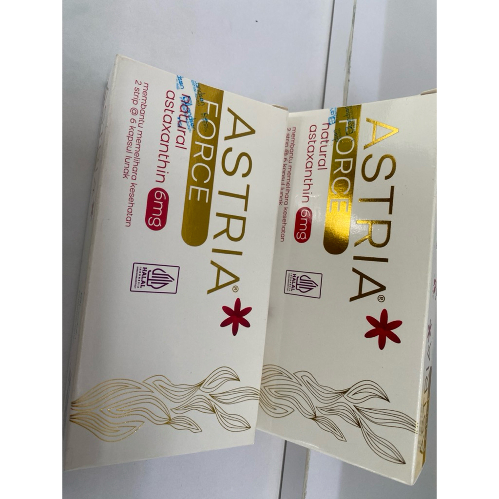 Jual Astria Force / Natural Astaxanthin 6mg / Suplemen Kesehatan ...