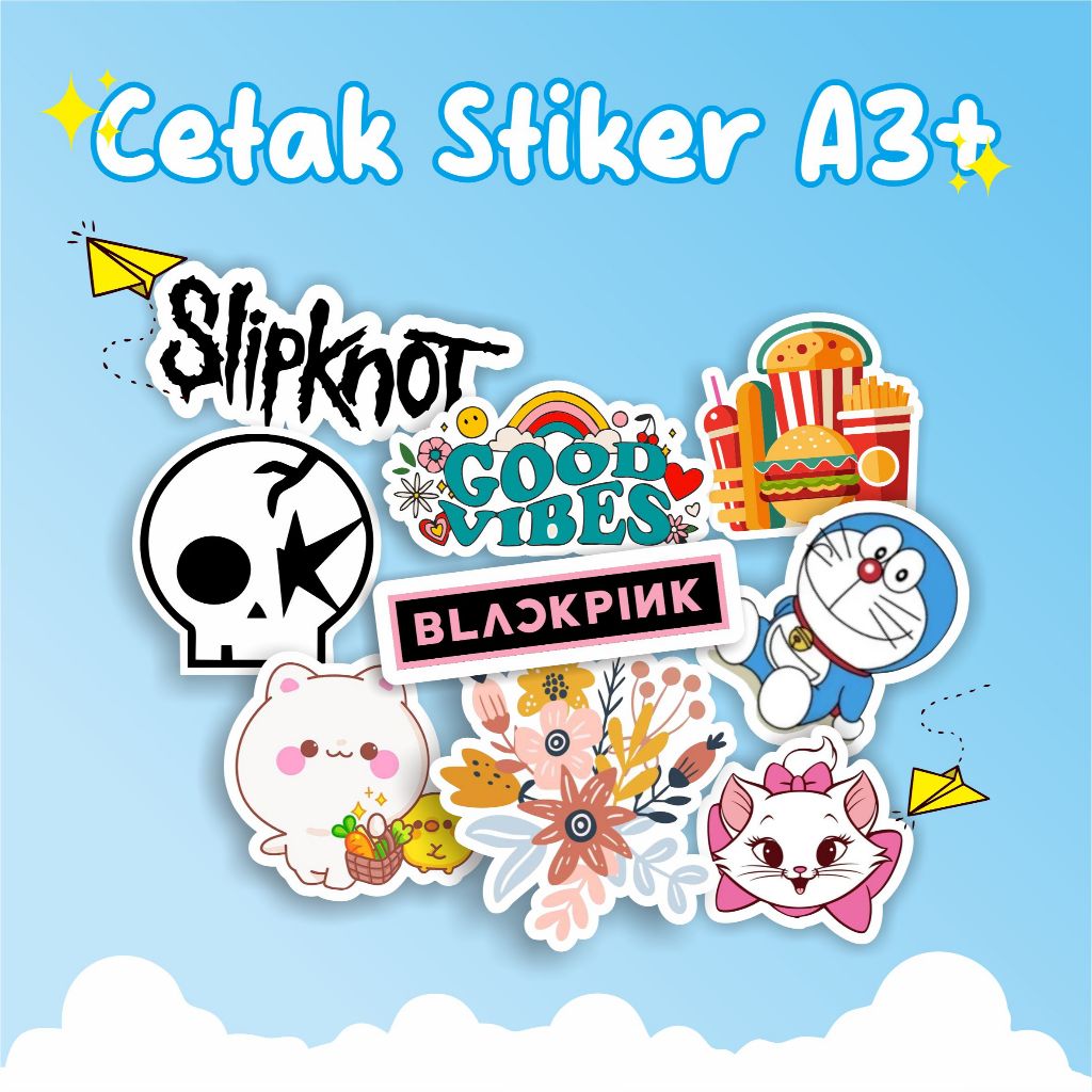 Jual CETAK STIKER CUSTOM DESIGN | Shopee Indonesia