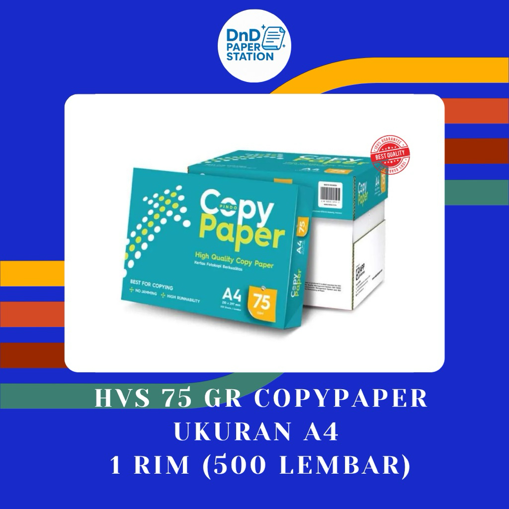 Jual Kertas HVS A4 1 Rim Terlengkap & Harga Terbaru Juni 2026 | Shopee ...